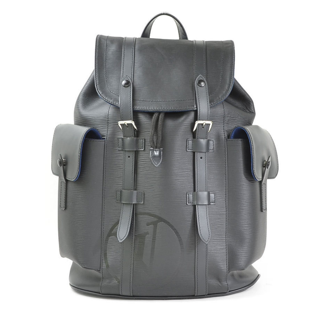 Louis Vuitton Christopher Pm Epi Leather Backpack Bla… - Gem